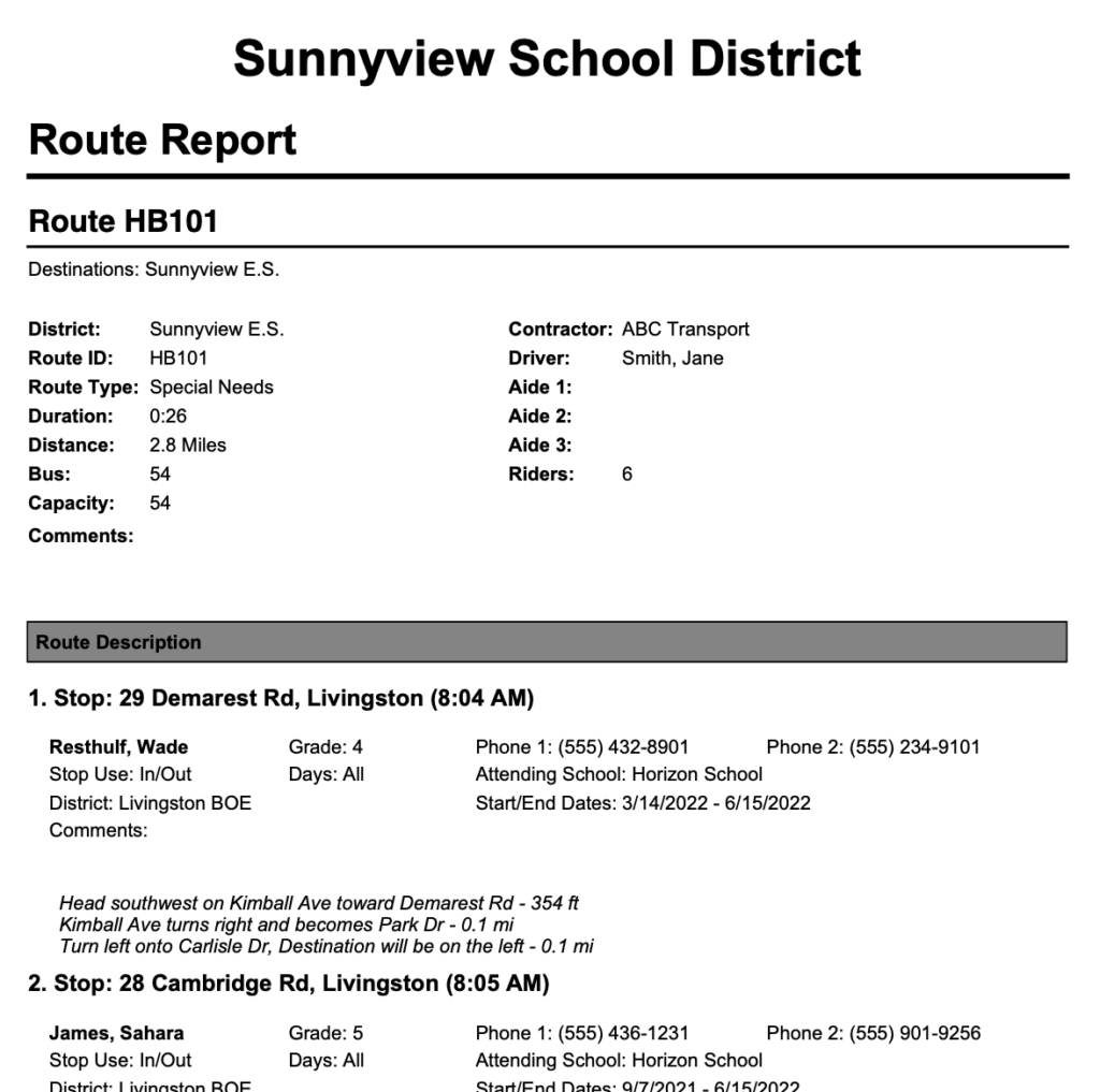 School Bus Routing | Software For Schools, ESCs, and Contractors